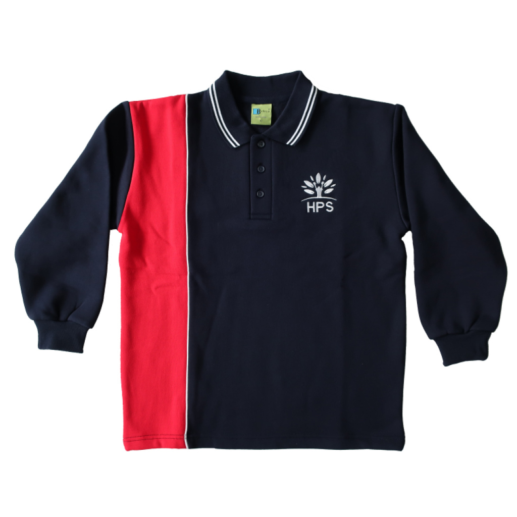 SUPER FLEECE CONTRAST RUGBY TOP - Beleza School Uniforms