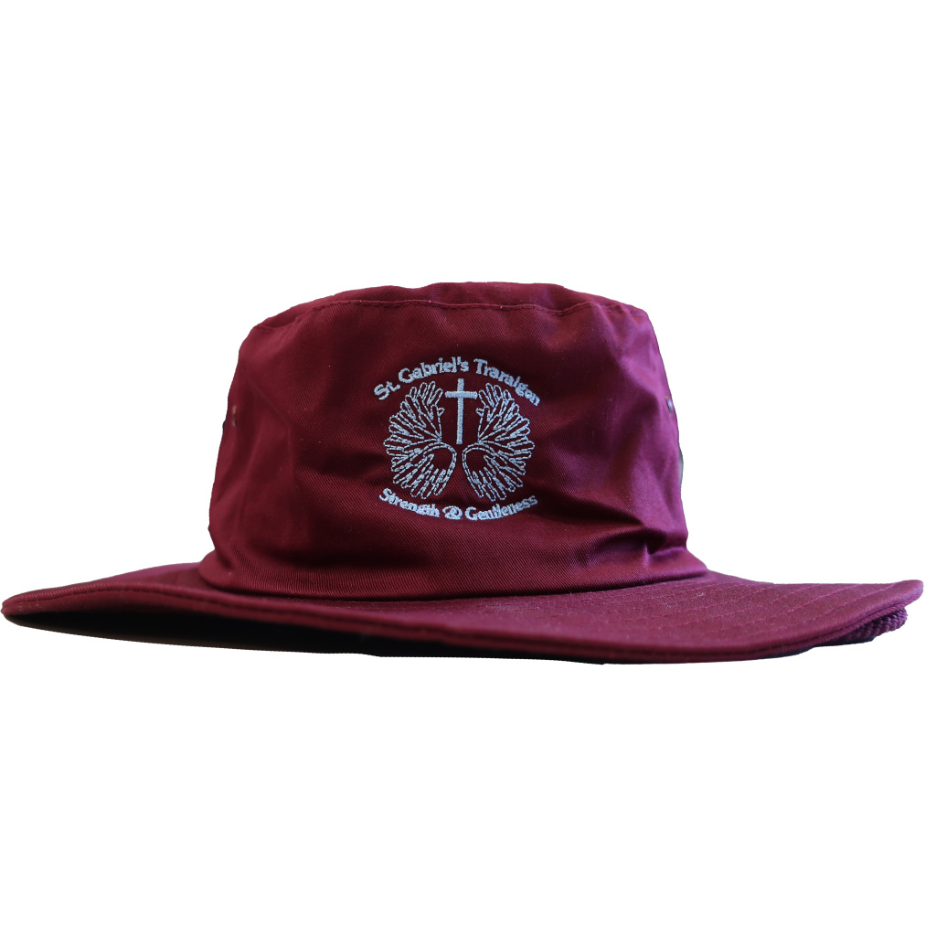SOFT BRIMMED SLOUCH HAT WITH SAFETY CLIP - Beleza School Uniforms