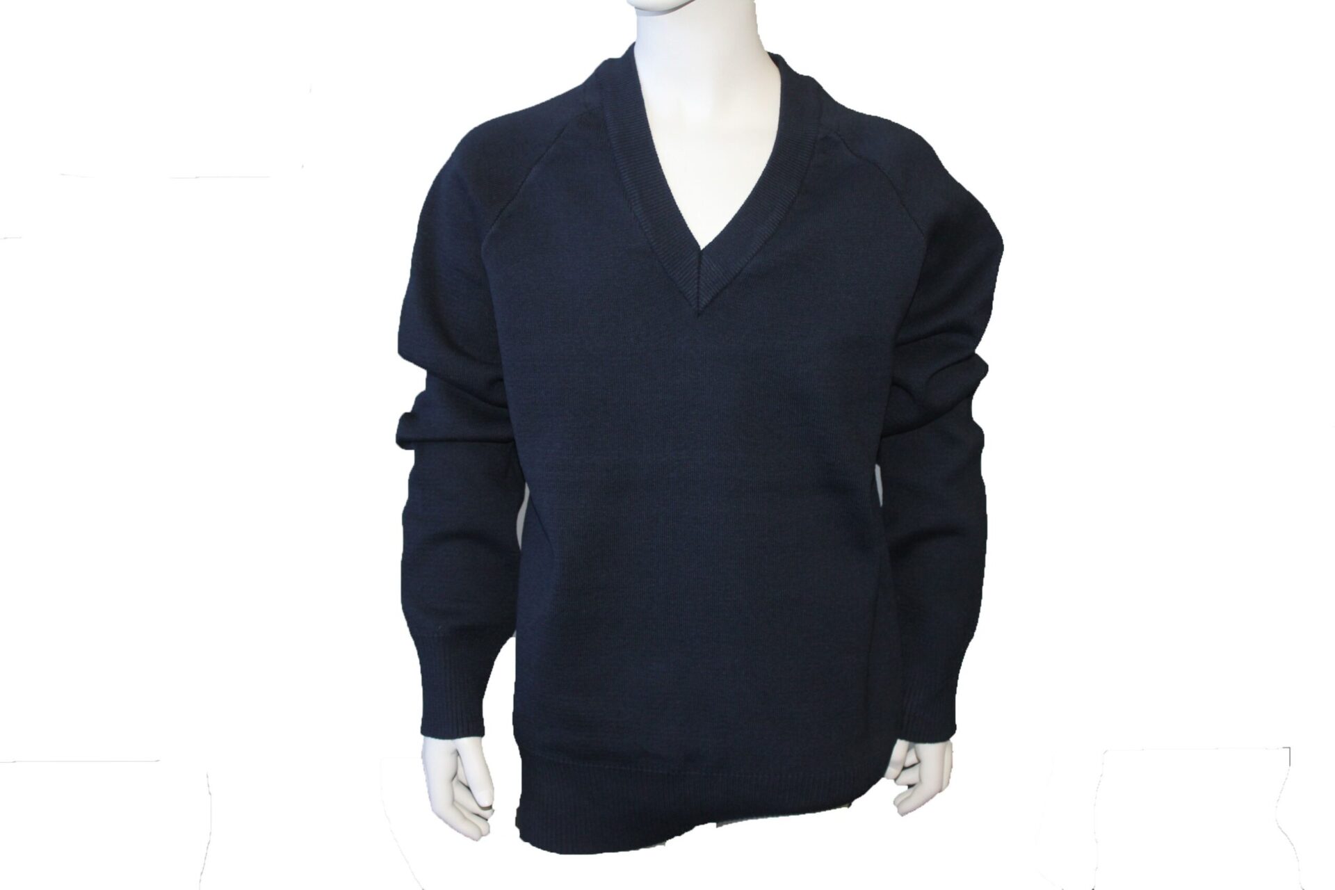 NAVY POLY COTTON JUMPER - Beleza School Uniforms