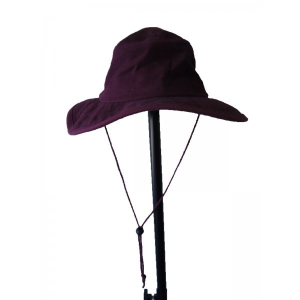 MAROON BRUSHED COTTON SLOUCH HAT﻿ - Beleza School Uniforms
