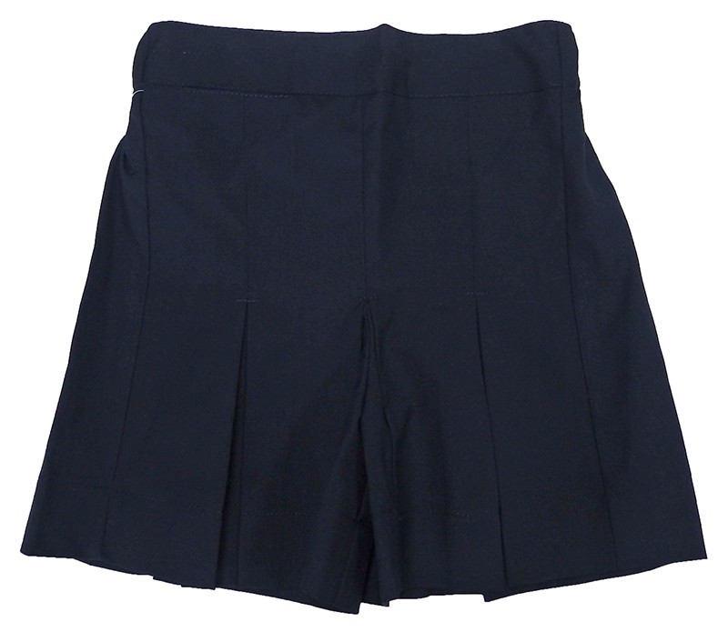 NAVY SQUARE WEAVE CULOTTES - Beleza School Uniforms