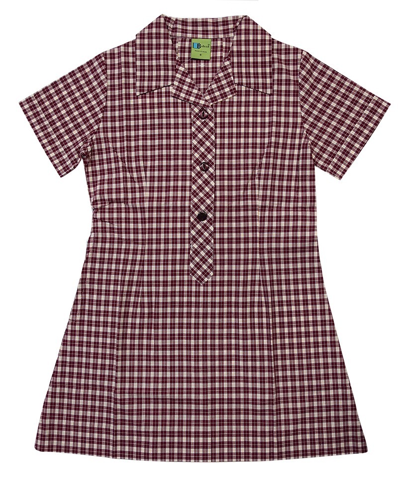 GIRLS’ DRESS WITH ACTION BACK - Beleza School Uniforms