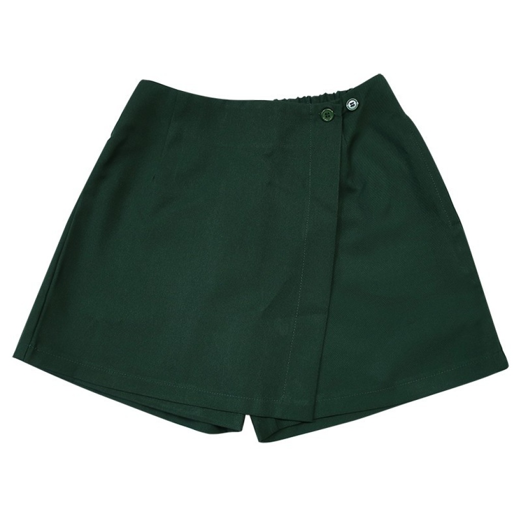 BOTTLE GIRLS SKORT WITH SKIRT FRONT - Beleza School Uniforms