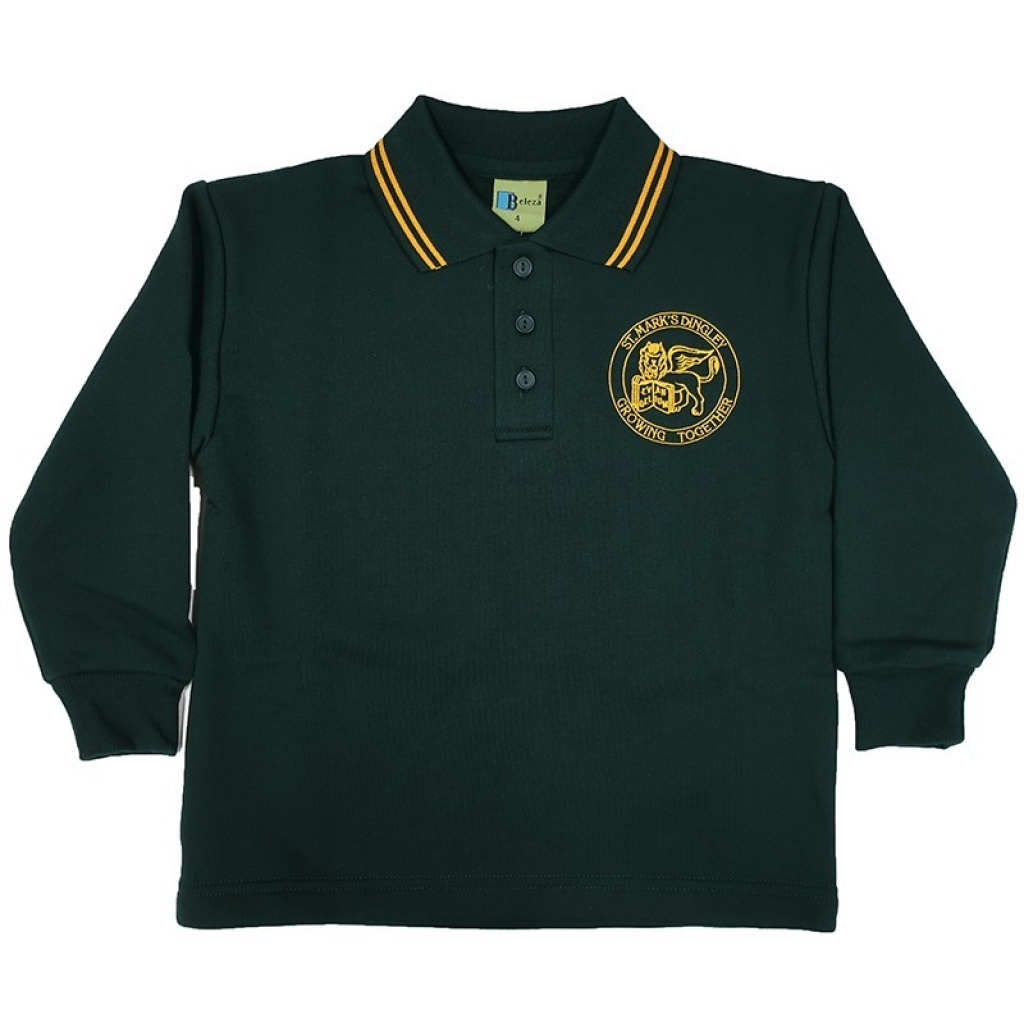 UNISEX SUPER FLEECE RUGBY TOP - Beleza School Uniforms