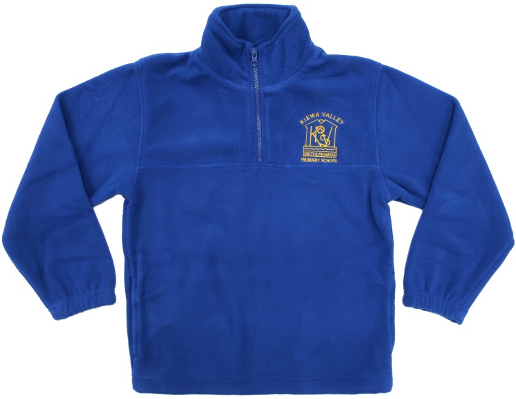 HALF ZIP POLAR FLEECE RUGBY TOP - Beleza School Uniforms