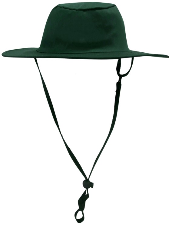 BOTTLE HARD BRIMMED SLOUCH HAT WITH CLIP - Beleza School Uniforms