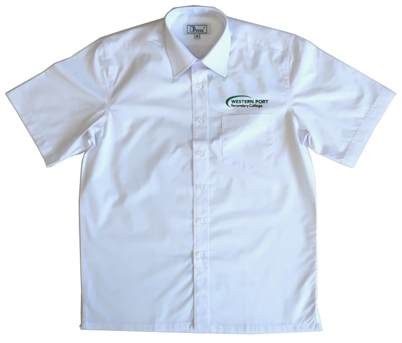 SHORT SLEEVE COLLEGE SHIRT - Beleza School Uniforms
