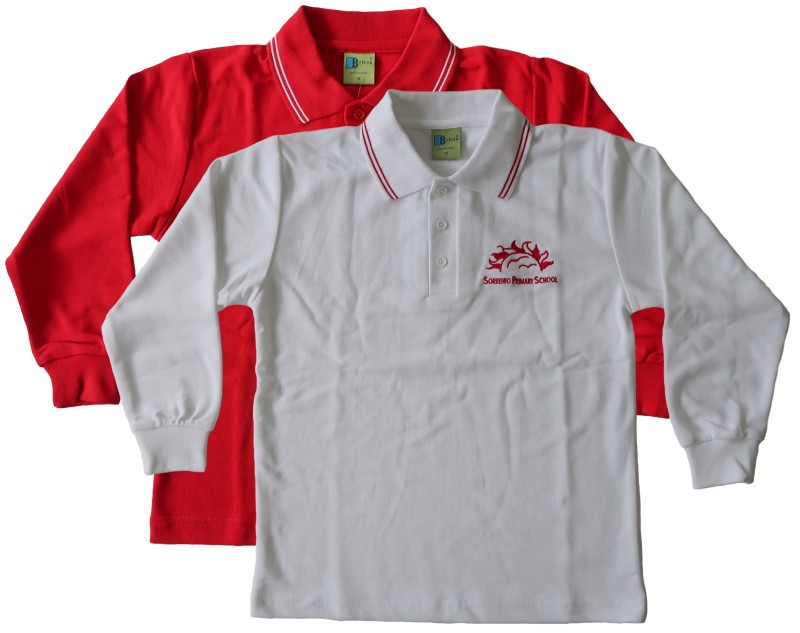 LONG SLEEVE POLO SHIRT - Beleza School Uniforms