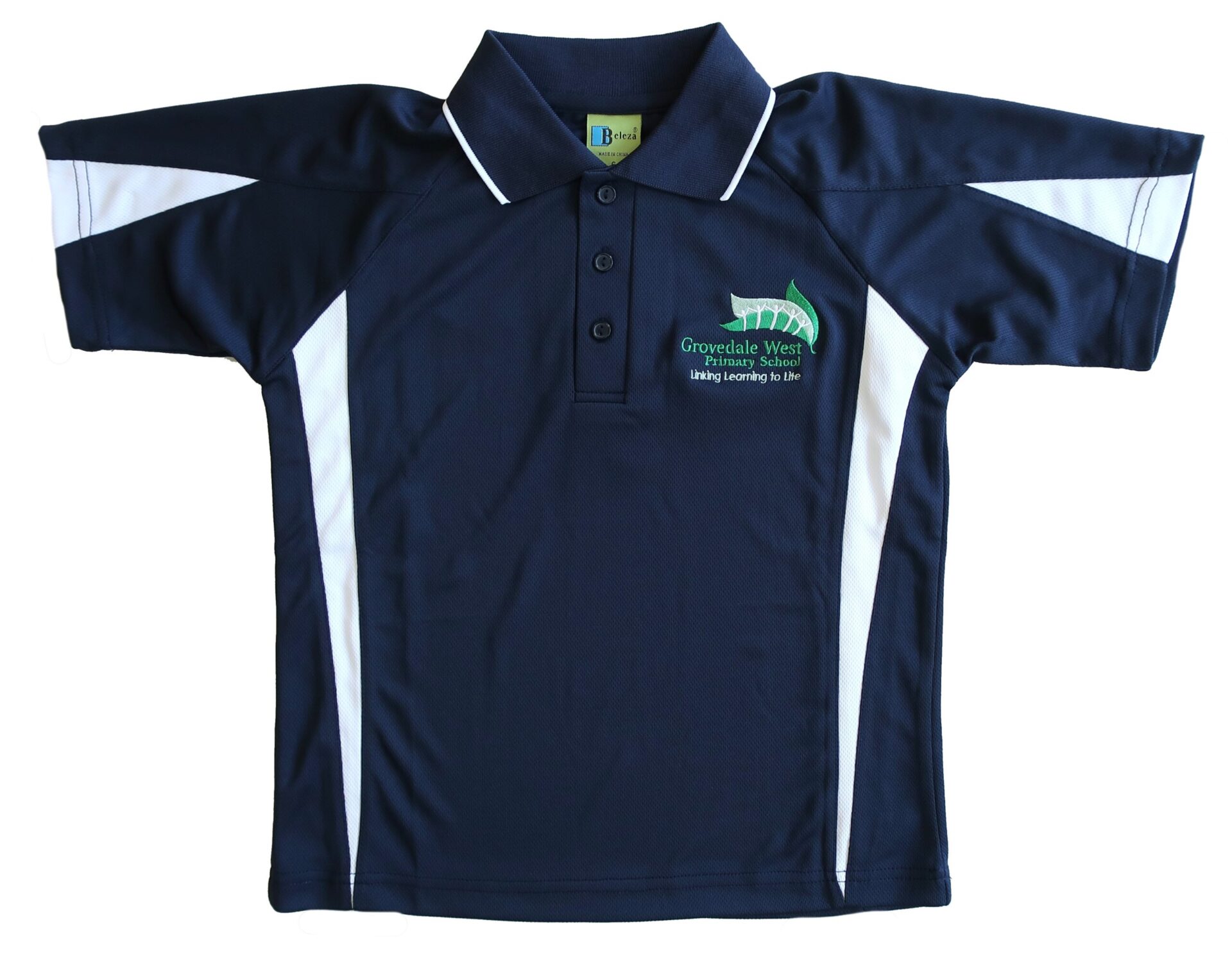 SHORT SLEEVE SPORTS MESH POLO - Beleza School Uniforms